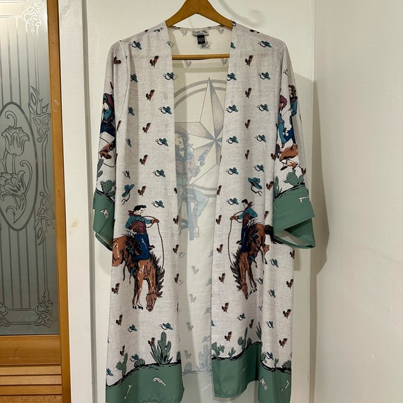 Tasha Polizzi | Tops | Tasha Polizzi Cowgirl Kimono | Poshmark